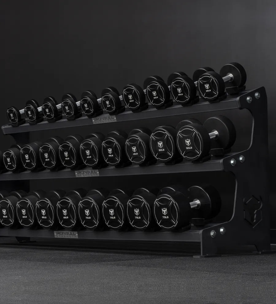 Dumbbell Set with Rack | Iron Bull Strength